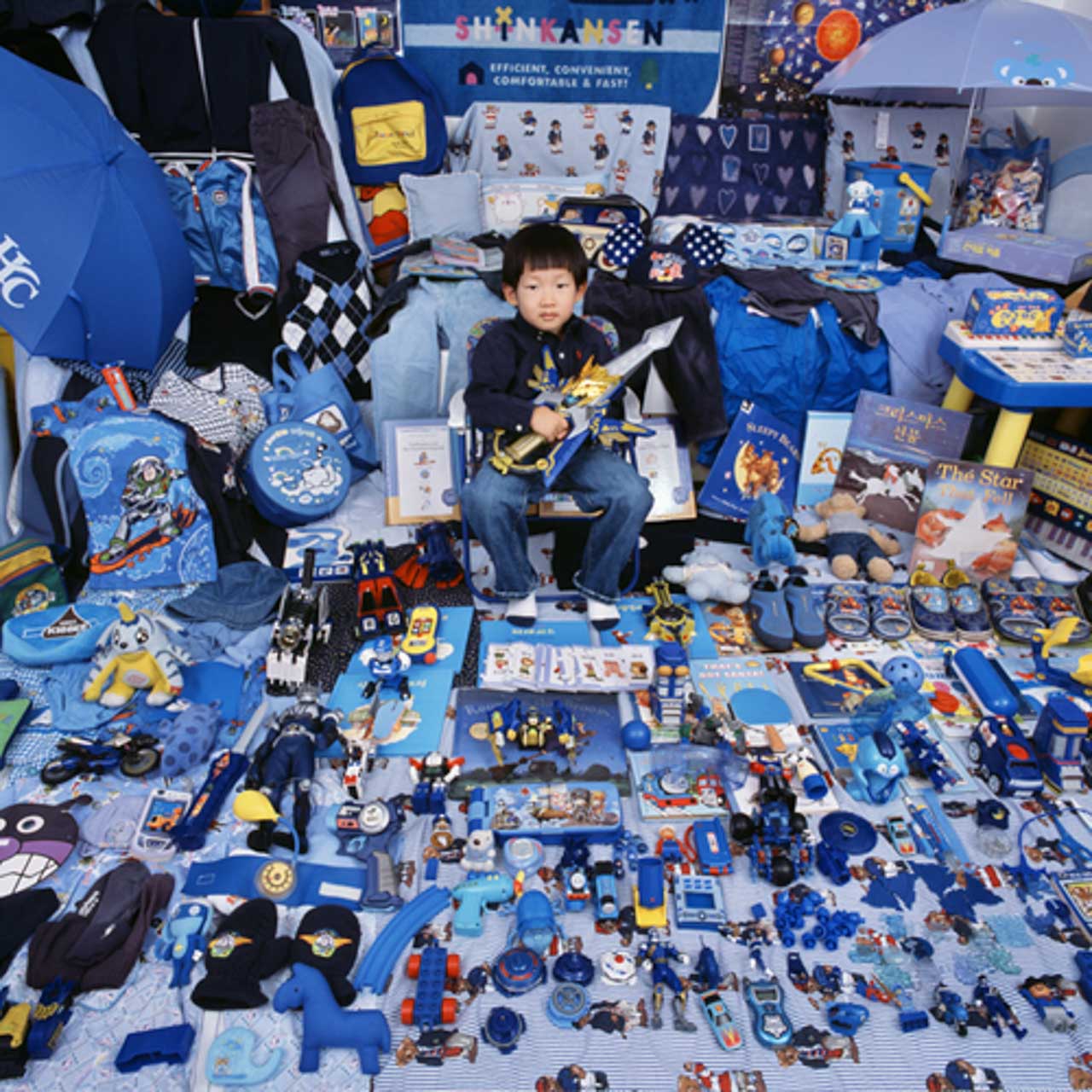 The Pink and Blue Project, par la photographe JeongMee Yoon