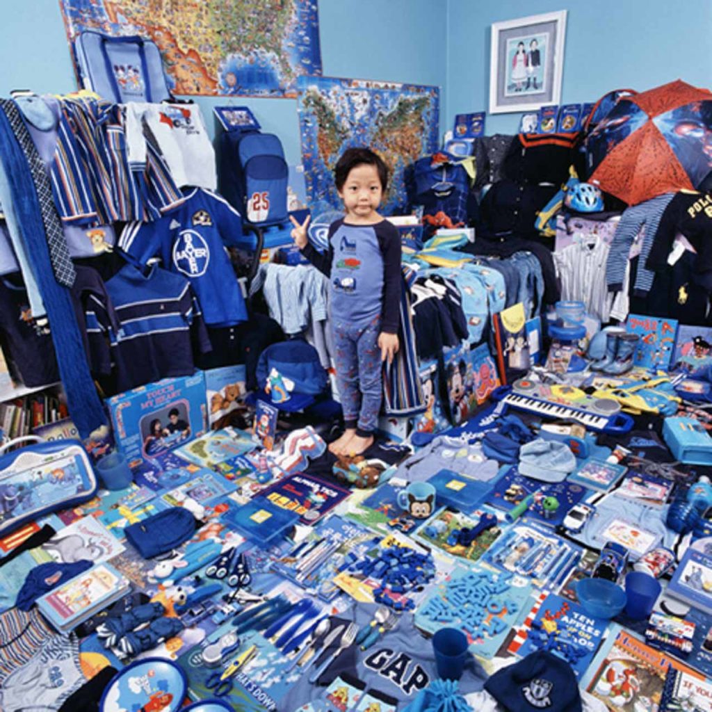 The Pink and Blue Project, par la photographe JeongMee Yoon